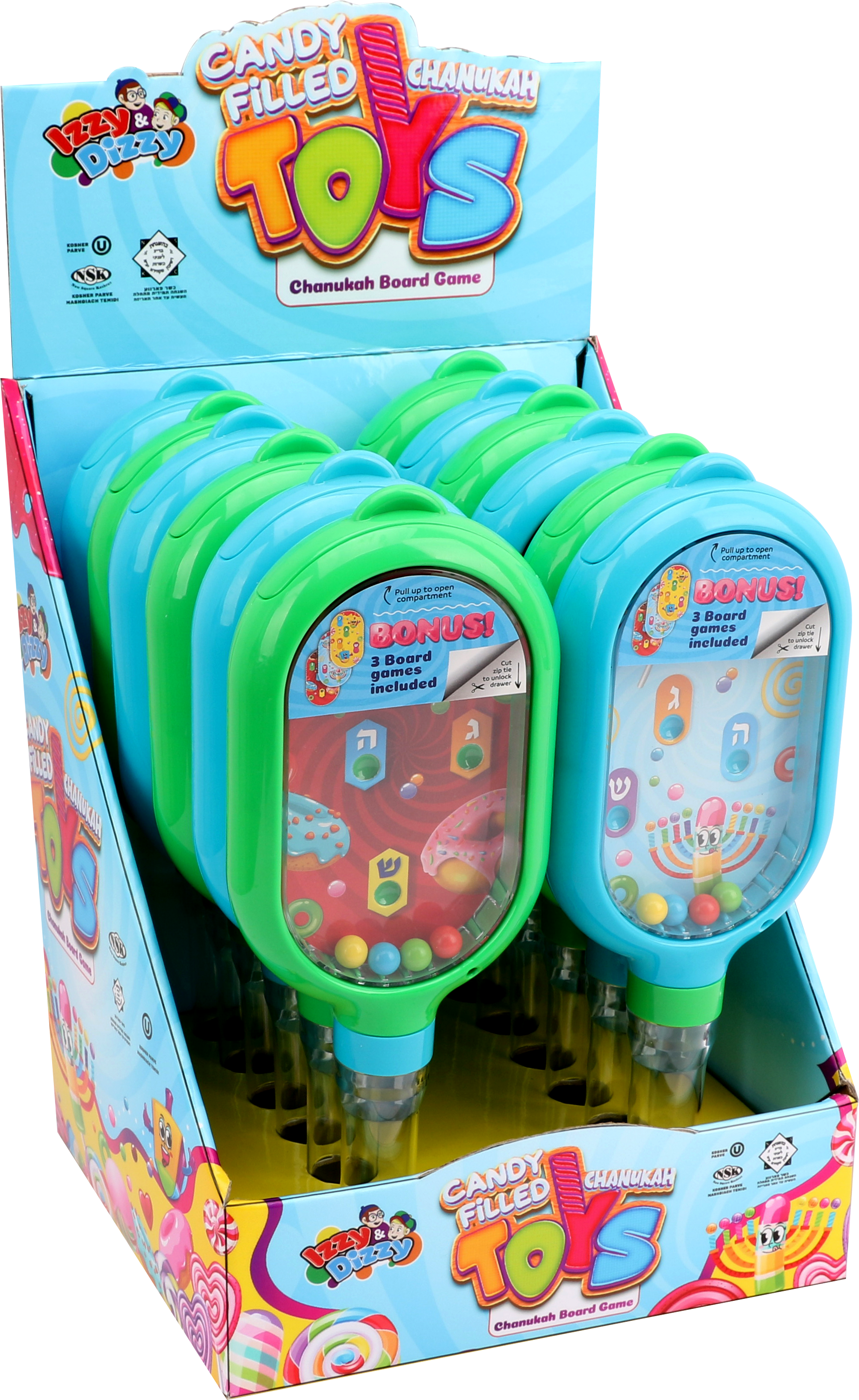 Candy Filled Chanukah Board Game – Ner Mitzvah